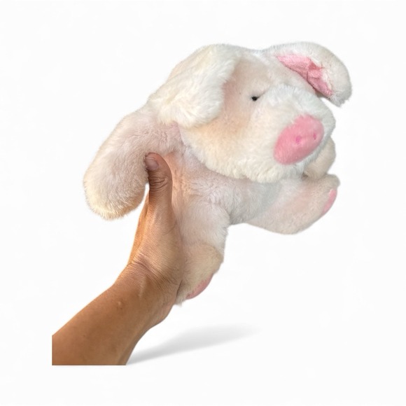 Toys | Vintage 24k Polar Puff Plush Pig 1 1994 Pink Stuff Animal | Poshmark